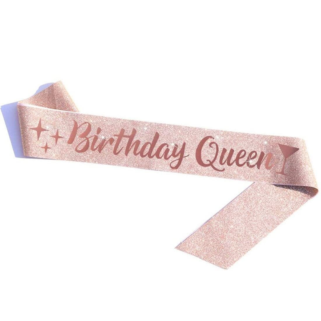 Click here for Neunwolken Birthday Sash For Girls  Rose Gold  Bir... prices