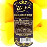 Zalea Peach in Light Syrup, 94oz Jar, Product of Spain, Ideal for ...