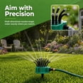 360 Multi Directional Lawn Sprinkler, Flower Shape Rotating Multi ...