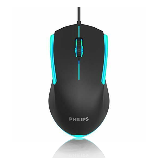 PHILIPS Wired Gaming Mouse Optical PC Computer Gamer Mice - Walmart.com