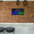 Man Cave LED Sign- Lighted Neon Electric Display Sign With Animation ...