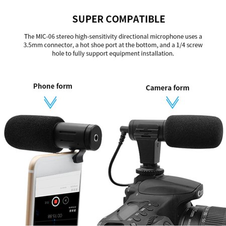 Camera Microphone Convenient Mobile Phone Camera Microphone Interview ...