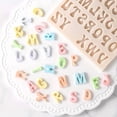 3D mini alphanumeric silicone Cookie Biscuit Cutters mold, kitchen hand ...