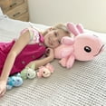 Tezituor 4Pcs Axolotl Stuffed Animal 32" Giant Axolotl Plush with 3 ...