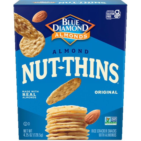 Blue Diamond Almonds Artisan Multi-Seed Nut-Thins, Gluten-Free Snack ...