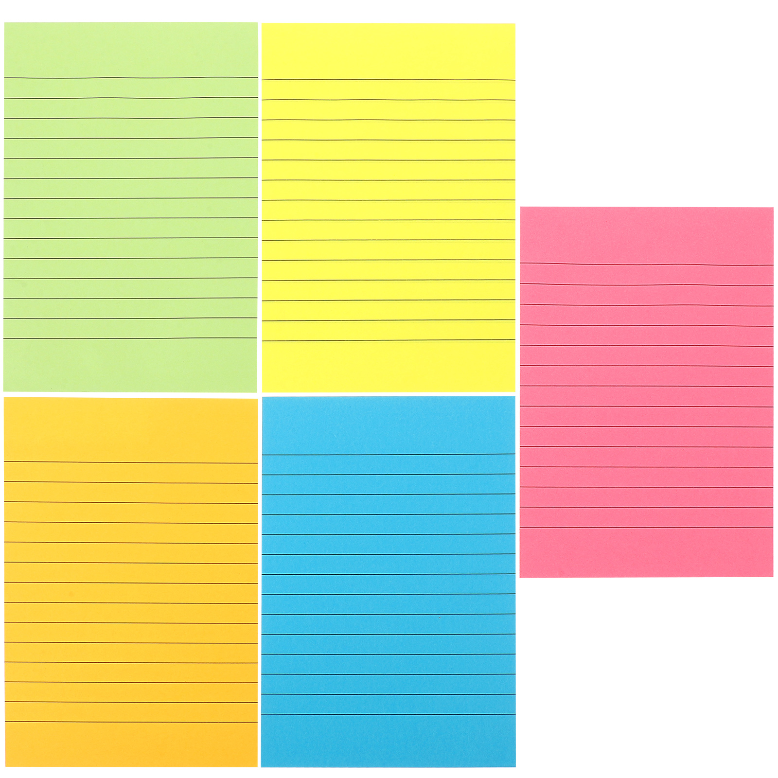 5 Books of Note Stickers Functional Sticking Memo Pads Self-stick Note ...