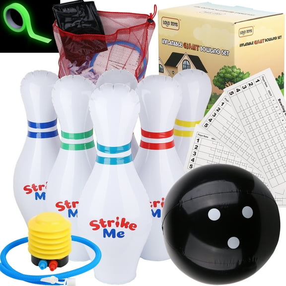 Jumbo Inflatable Bowling Set - Walmart.com