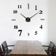 50cm 70cm Frameless Acrylic Wall Clock Silent Operation for Living Room ...