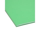 Smead Office Single-Color Green File Folders, 1/3-Cut Tabs, Letter Size ...