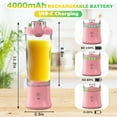 Portable Blender Personal Juicer for Shakes and Smoothies - 20 OZ ...
