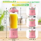 Portable Blender Personal Juicer for Shakes and Smoothies - 20 OZ ...