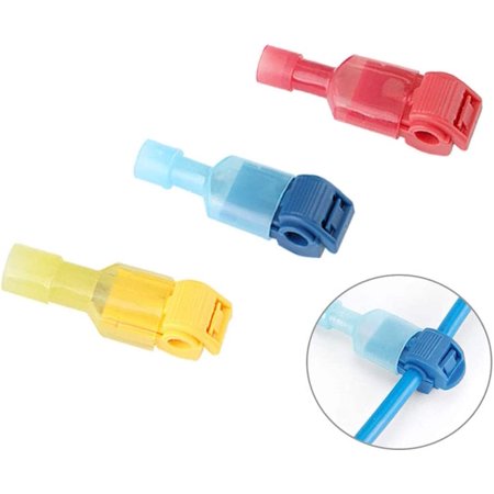 90 Pieces T-Tap Electrical Cable Connector Set, T-Tap Quick Insulated ...