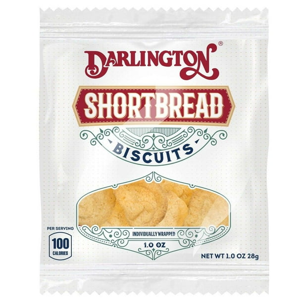 Darlington Individually Wrapped Shortbread Biscuit Bites, 1 Ounce ...
