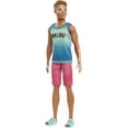 Barbie Fashionistas Ken Fashion Doll #192 in Malibu Tank & Sandals with ...