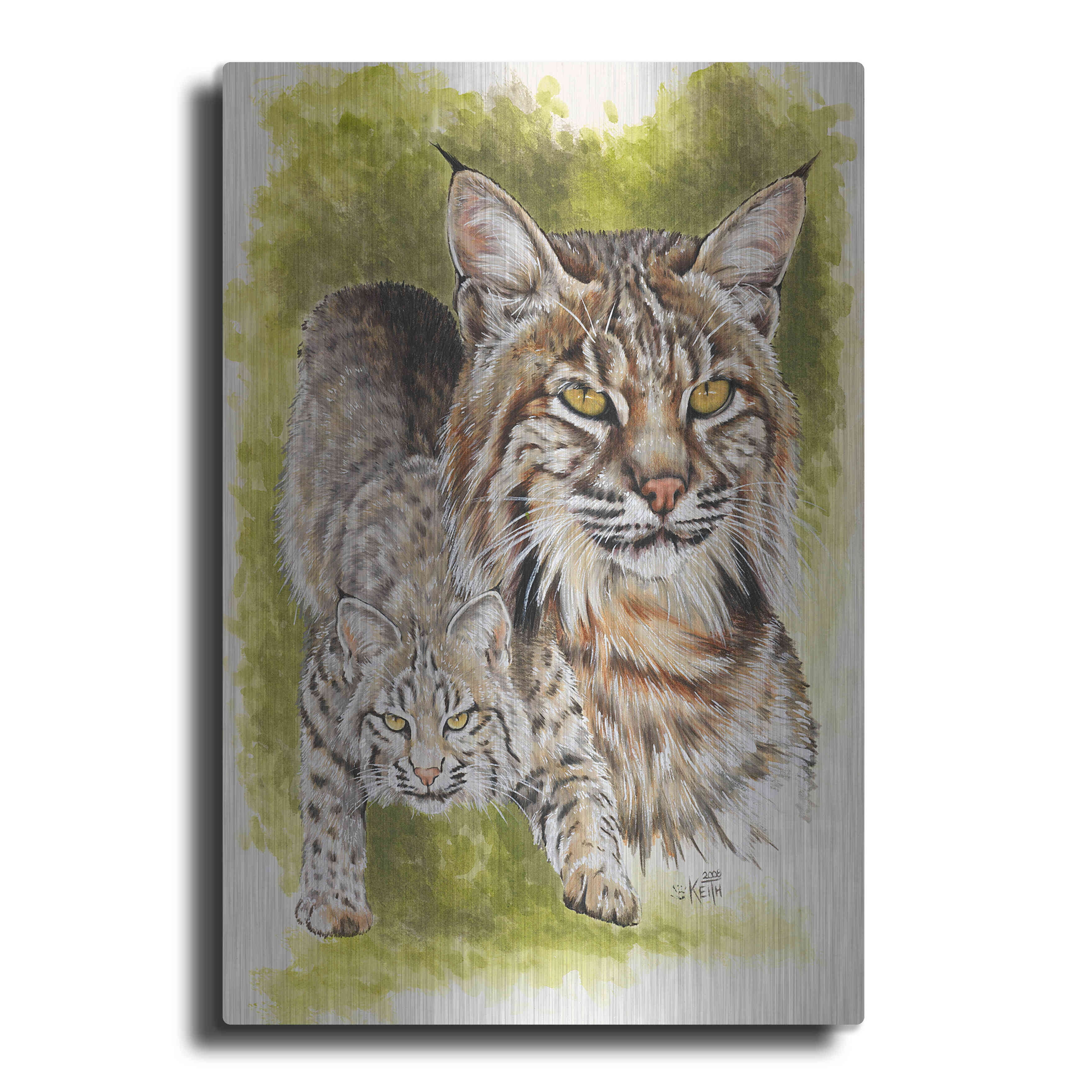 Luxe Metal Art 'Brassy' by Barbara Keith, Metal Wall Art, 12"x16 ...