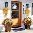Artificial Hanging Flowers for Outdoors, Morning Glory Artificial ...