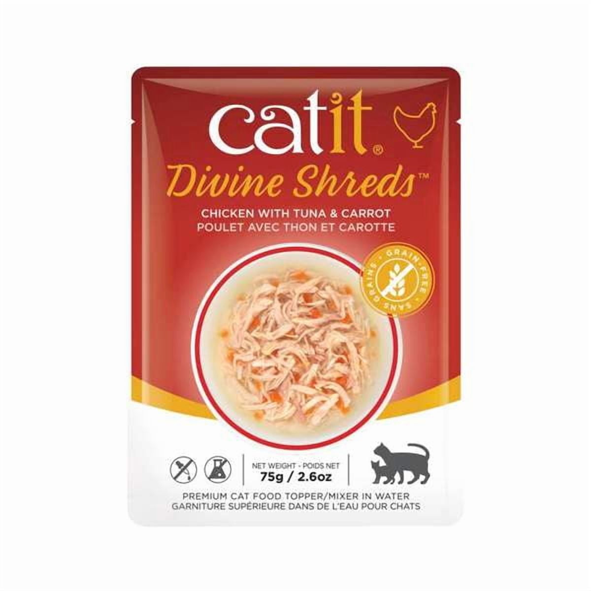 Click here for Catit Divine Shreds Chicken With Tuna & Carrot Wet... prices
