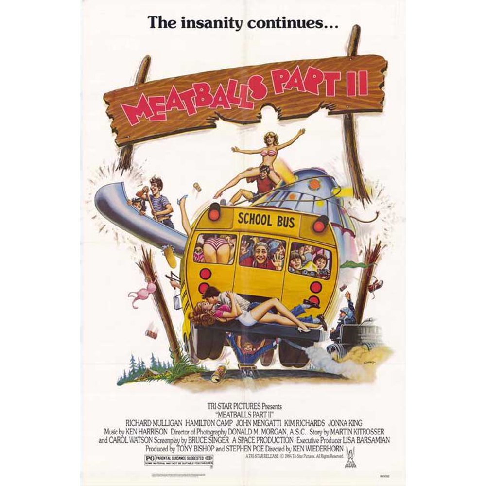 Meatballs 2 - movie POSTER (Style A) (11" x 17") (1984) - Walmart.com ...