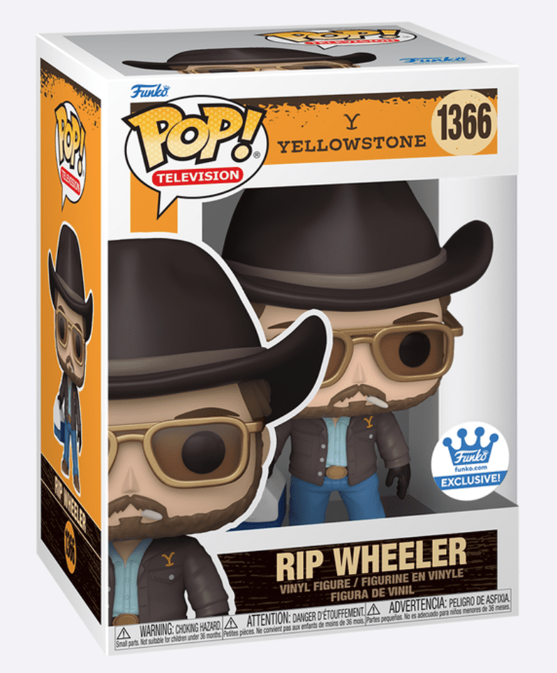 Funko Pop! Rip Wheeler #1366 Yellowstone Exclusive w/Protector ...
