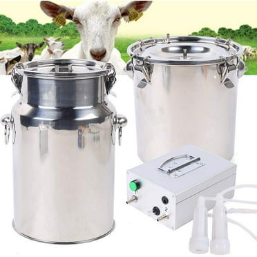 Hantop 3L Goat Milking Machine,Portable Pulsation Vacuum Pump Goat ...