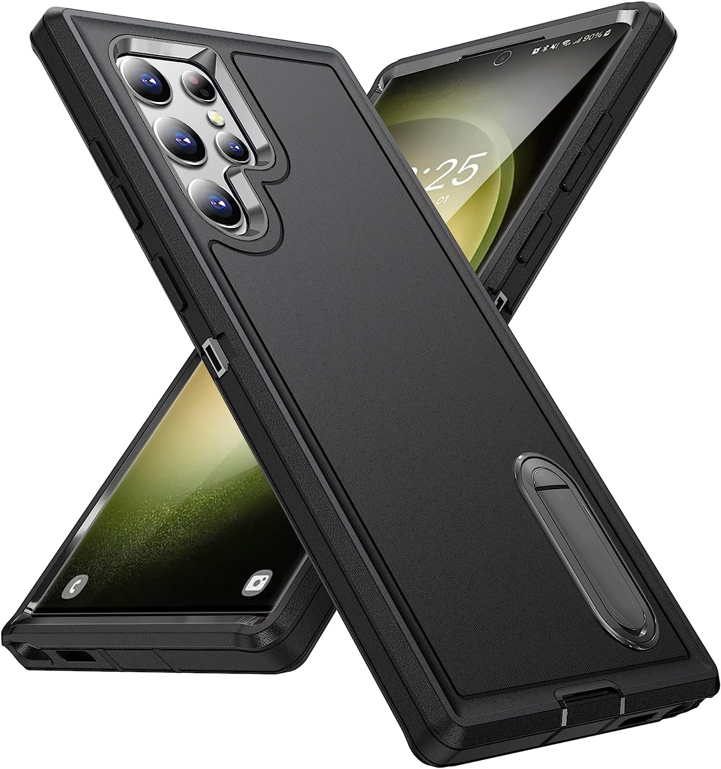 Samsung Galaxy S23 Ultra 5G Case - Military Grade Shockproof & DropProof, Built-In Kickstand ...