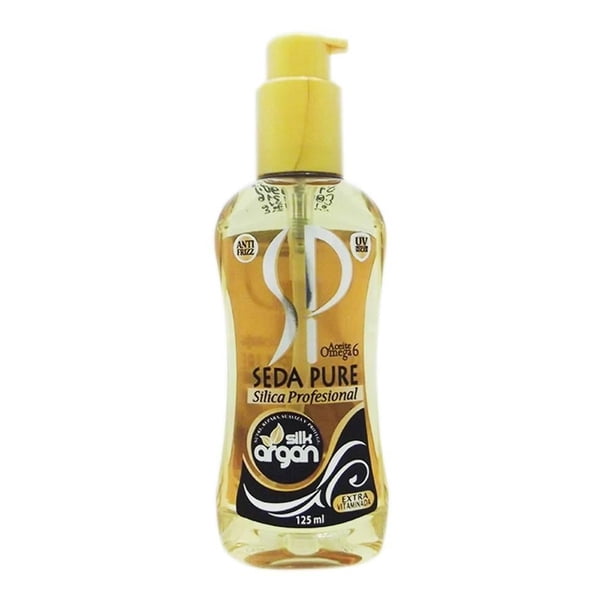 Sílica profesional Seda Pure con aceite omega 6 silk argán 125 ml ...