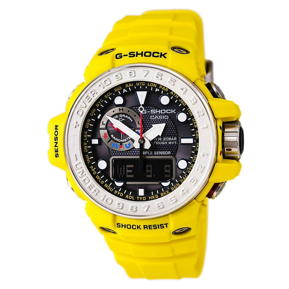 Casio G-Shock - Casio G-Shock Gulfmaster GWN1000-9A Triple Sensor Smart ...