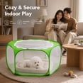 Portable Foldable Pet Playpen, Pop-up Exercise Pen for Small Animals ...