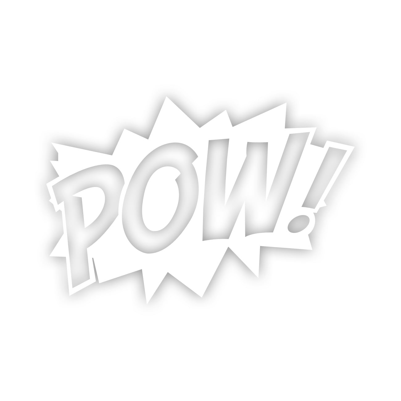 POW! Superhero Sticker Decal Die Cut - Self Adhesive Vinyl ...