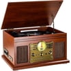 Victrola 8-in-1 Navigator Vinyl Record Player & Multimedia Center with ...