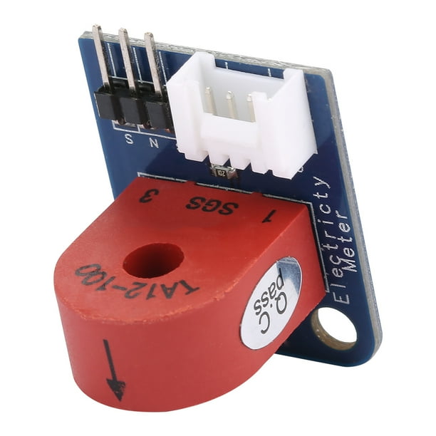 AC Current Sensor Module Analog Current Meter 0-5A Transformer with 3P ...