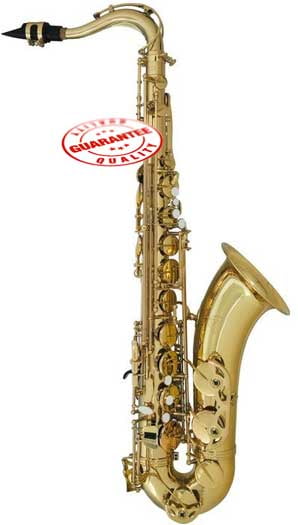 Fever Tenor Saxophone Lacquered Gold with Case, Mouthpiece and Reed ...