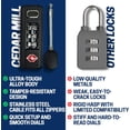 Flexible Cable Case Lock (1-Pack) - TSA Approved Combination Padlock ...