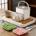 Ice Tray with Lid and Bin, Ice Trays for Freezer, Flexible Ice Trays ...