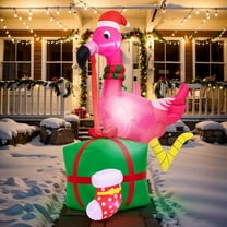Airblown Inflatable Outdoor Flamingo Blow Up Decoration - Walmart.com
