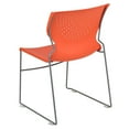 Flash Furniture HERCULES Series 5 Pack Stack Chair - Orange - Walmart.com