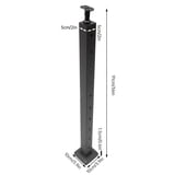 Miumaeov Stainless Steel Cable Railing Post Railing Column 36"x2"x2 ...