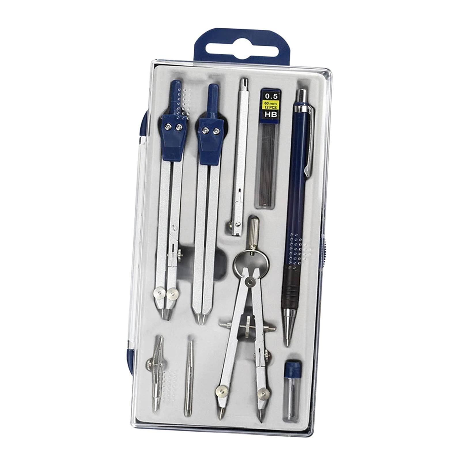 9pcs Adjue Precision Drawing Set Math Geometry Circle Drafting ...