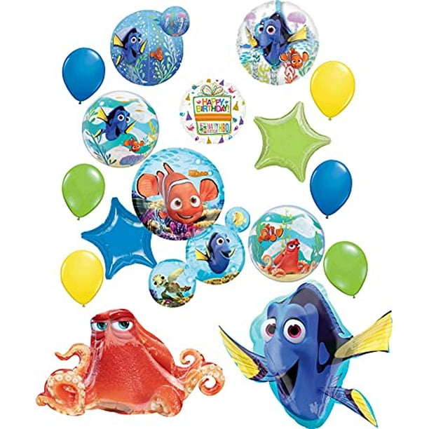 Finding Nemo Party Supplies Dory and Hank Ultimate Birthday Balloon ...