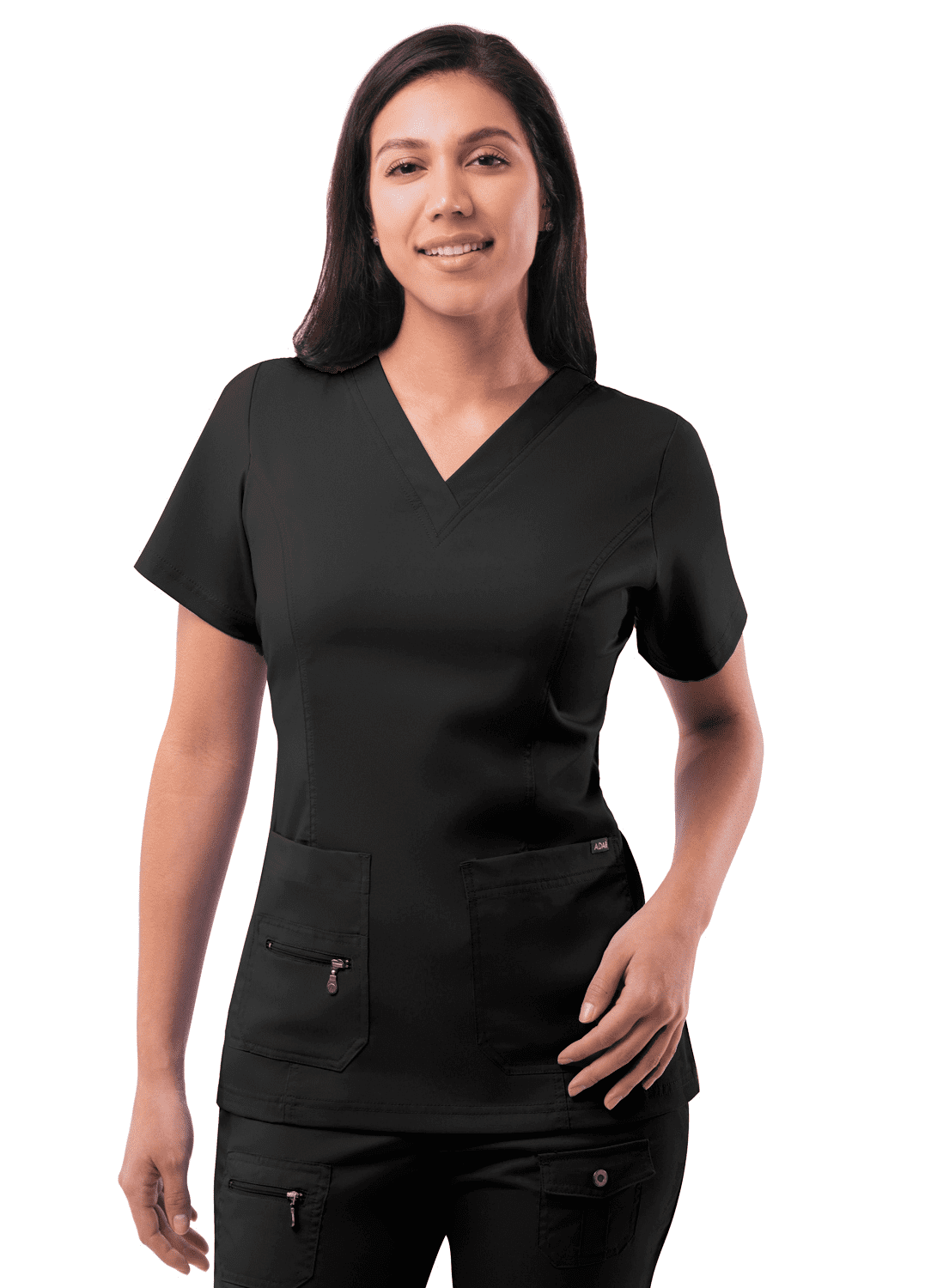 Adar Pro Scrubs For Women - Elevated V-Neck Scrub Top - Walmart.com