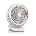 Desktop Fan Hand Fan Quiet Charging Small with Clip 10000mAh USB ...