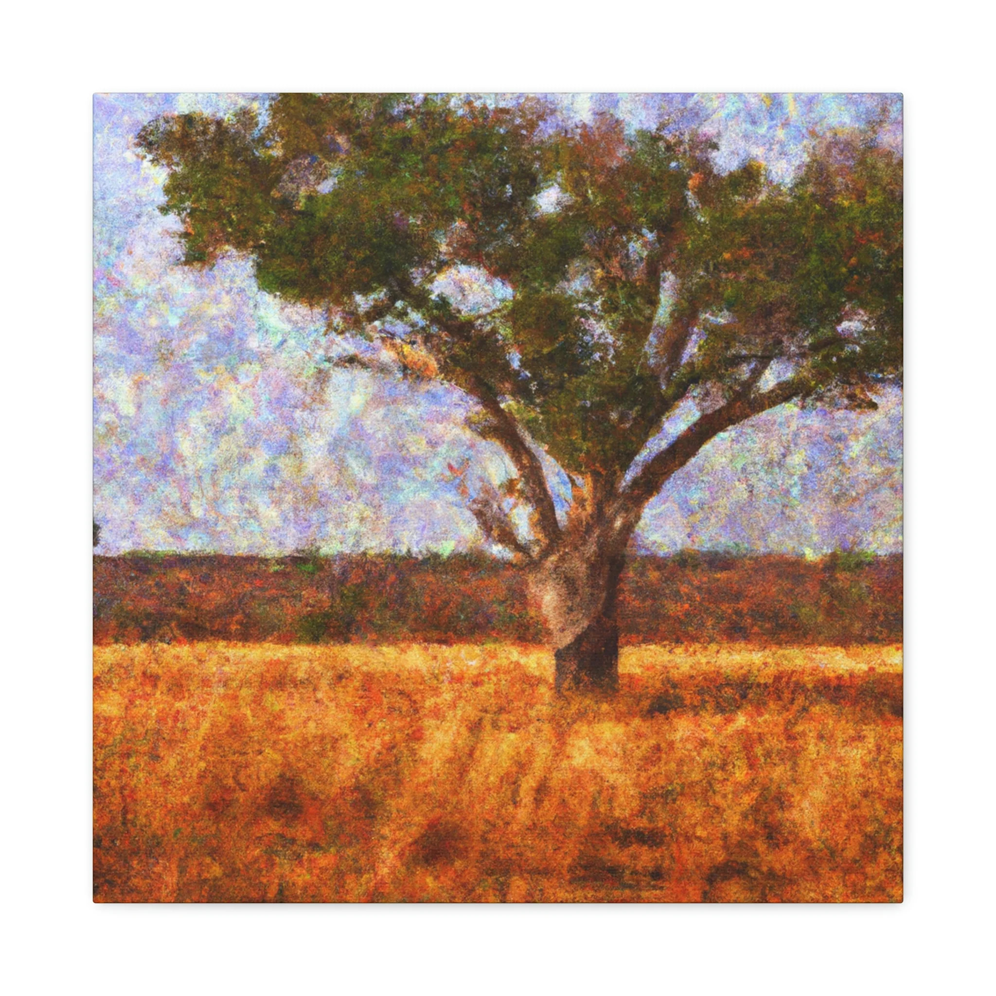 Savannah in Pointillism - Canvas - Walmart.com