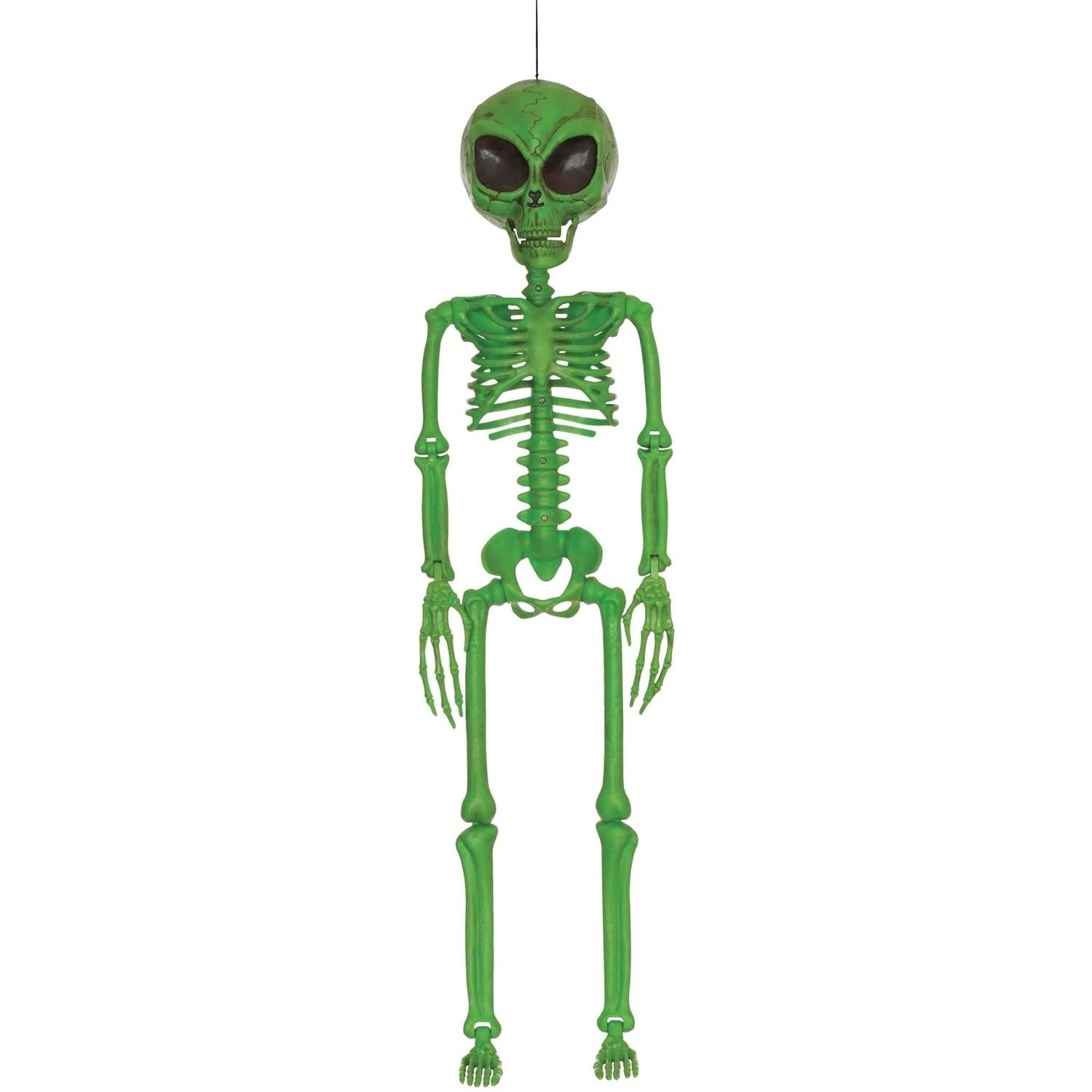 Green Skeleton Alien Halloween Decoration - Walmart.com