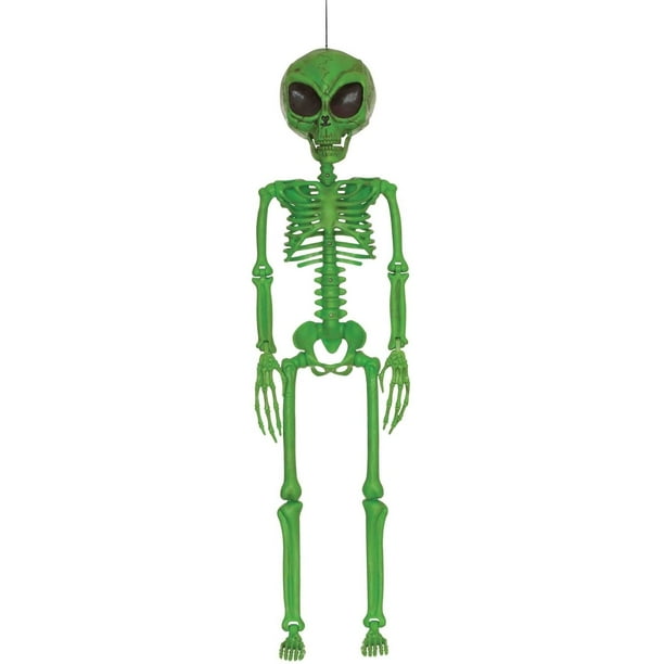Green Skeleton Alien Halloween Decoration - Walmart.com - Walmart.com