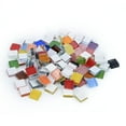 100g Glass Mosaic Tiles Various Types Colourful Shapes Sizes Home Craft ...