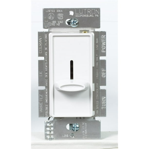 Lutron Skylark Slide Fan Control White 1 pk - Walmart.com - Walmart.com