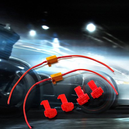 2PC 10W 39Ω LED Resistor Decoder Car Turn Signal Reverse Light Decoder ...