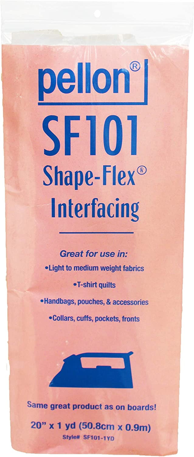 Pellon Shape Flex Cotton 20in x 1yds Fusible Wovent, Style# SF101 Pack ...