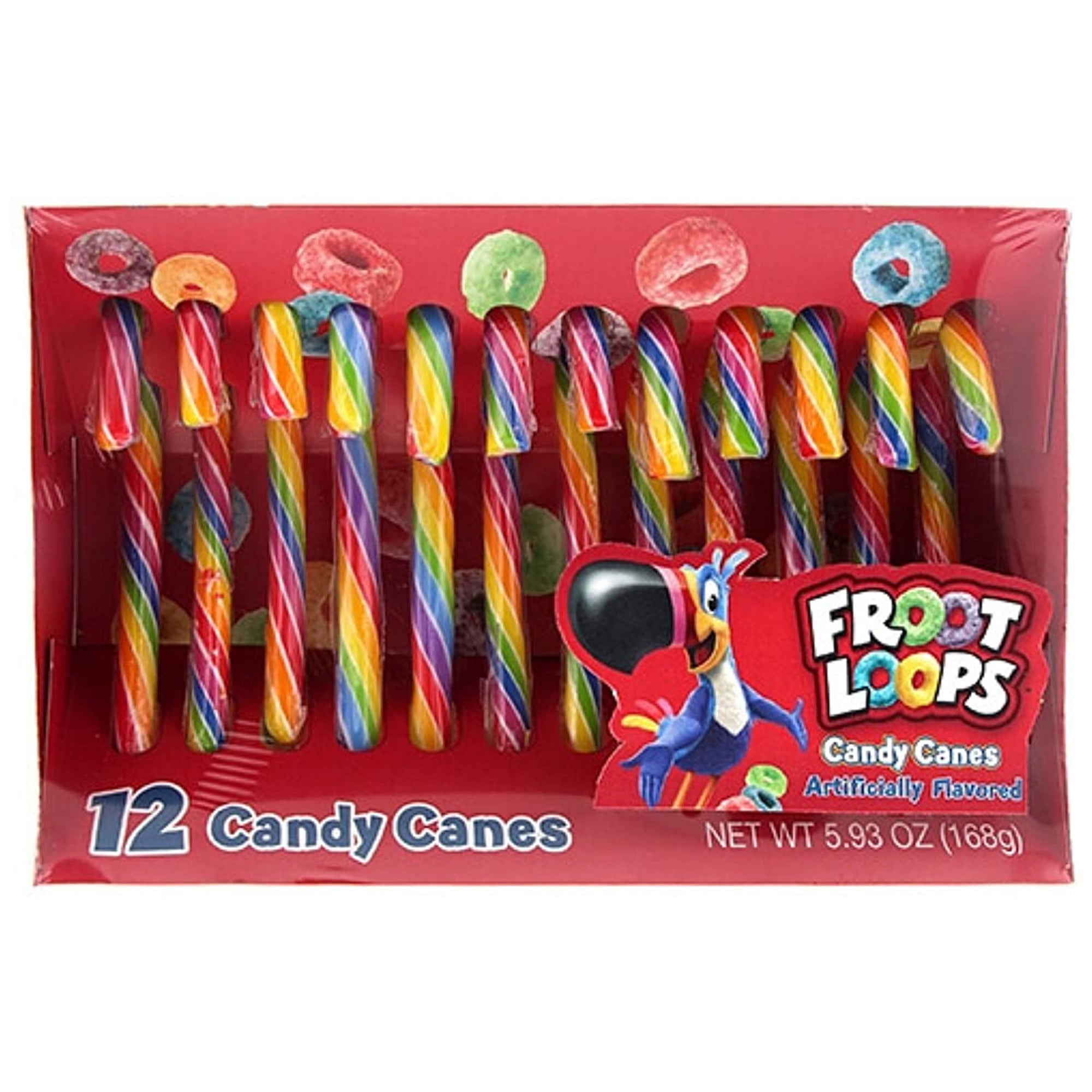 Galerie Kellogg's Froot Loops Candy Canes, 5.93 Ounces - Walmart.com