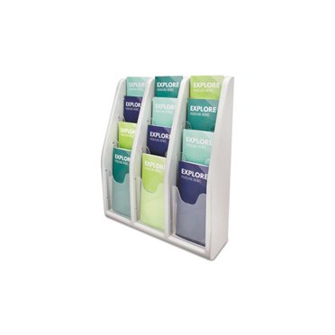 4-Compartment DocuHolder Booklet Size, 6.88w x 6.25d x 10h, Clear - Walmart.com